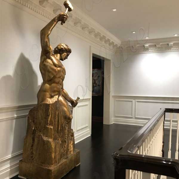 Large Outdoor Metal Bronze Self Made Man Statue for Sale–BOK-396 - YouFine