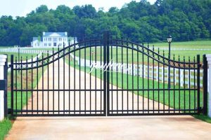 Simple Cast Door Iron Gate Designs-You Fine Sculpture
