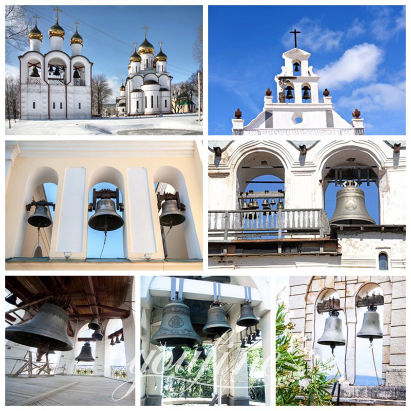 Cast Large Bronze Church Bell for Sale - YouFine Sculpture
