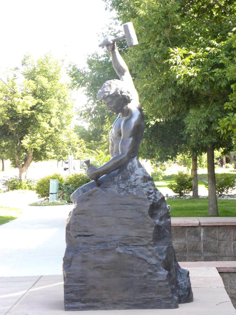 Famous Antique Roman Bronze Self Made Man Statue Replica BOKK-88 - YouFine