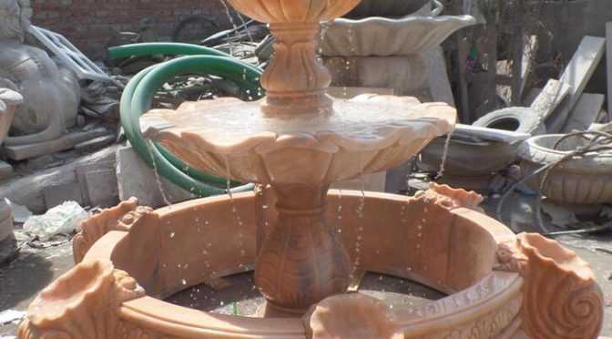 rotating ball water fountain-YouFine Sculpture