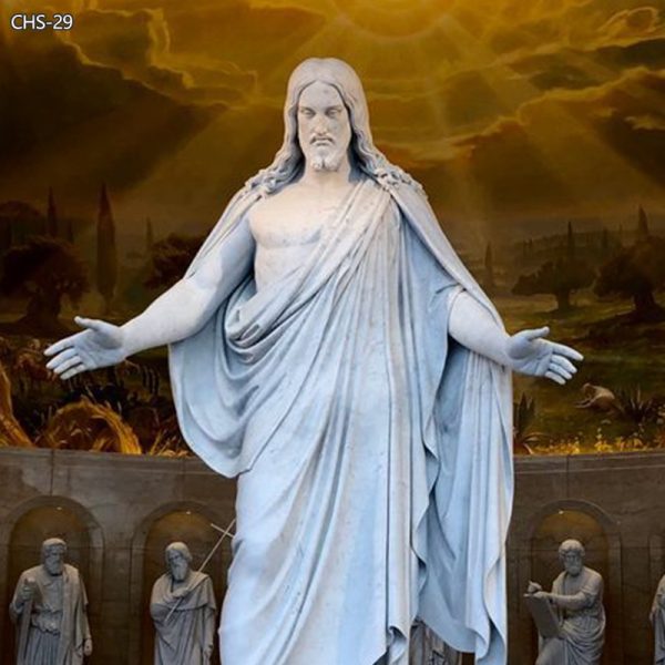 Natural White Marble Life Size Jesus Christ Statue CHS-29
