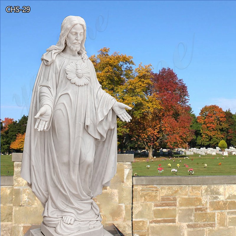 Natural White Marble Life Size Jesus Christ Statue CHS-29