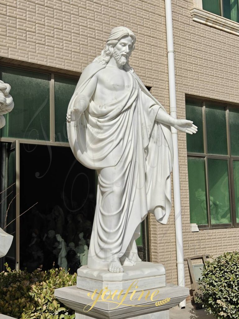 Natural White Marble Life Size Jesus Christ Statue CHS-29