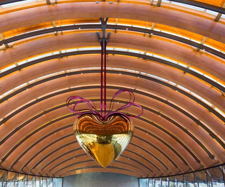 Modern Metal Art Sculpture Stainless Steel Balloon sculpture “the Heart ...