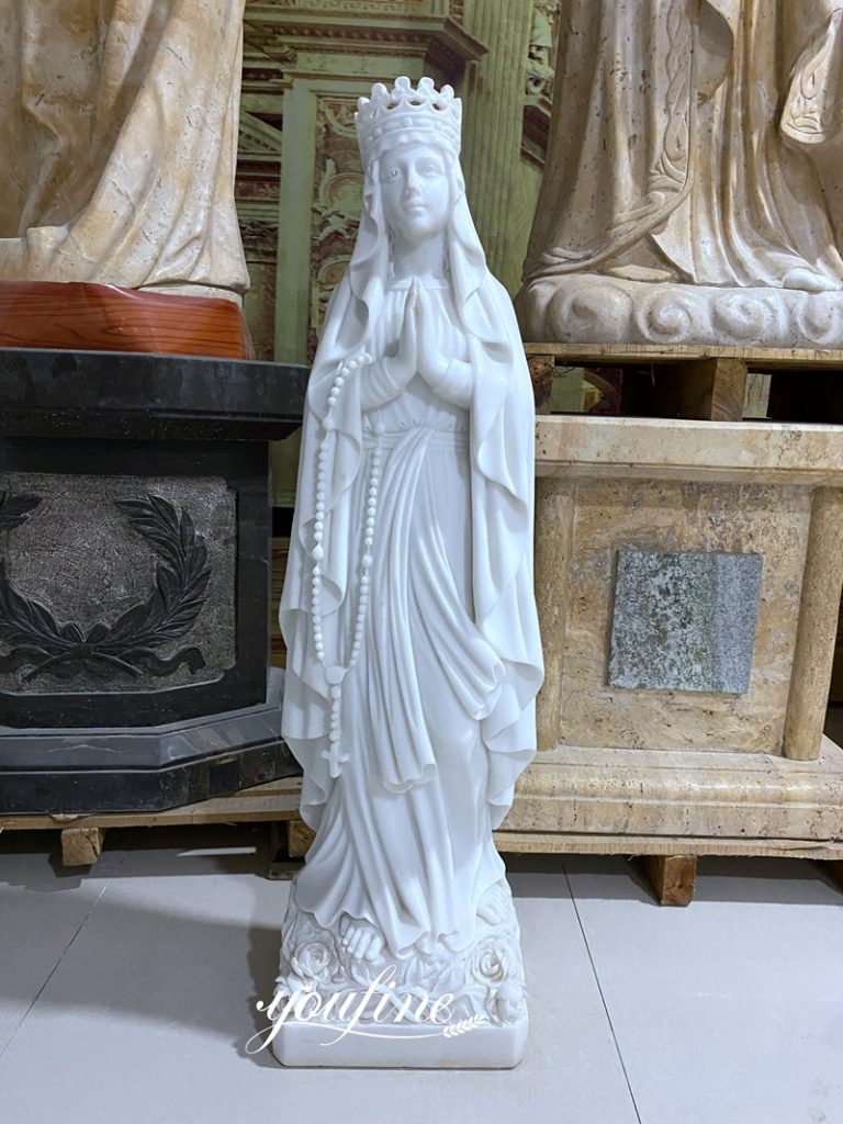 Most Beautiful Marble Fatima Statues for Church CHS-263
