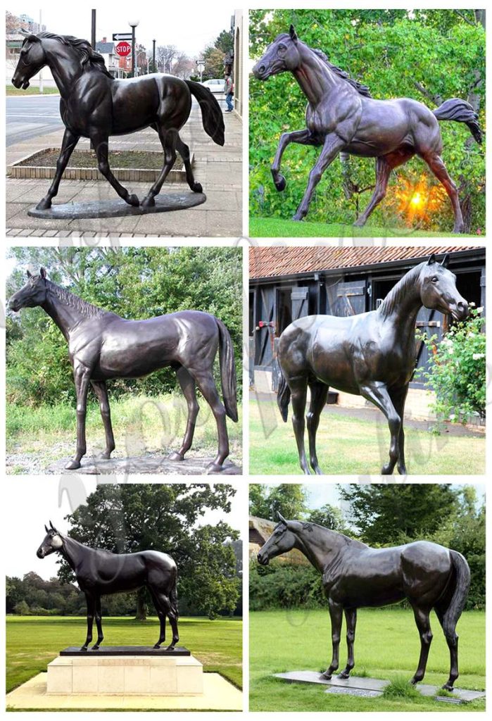 Life-Sized Bronze Horse Sculptures – How To Make Your Own- YouFine