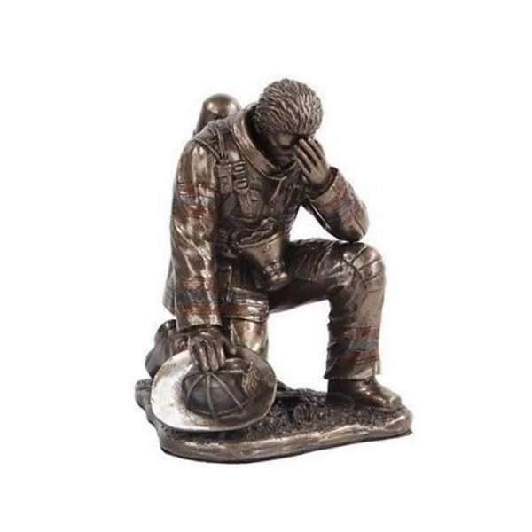 Life-Size Casting Bronze Fireman Firefighters Statue Monument BOKK-485 ...