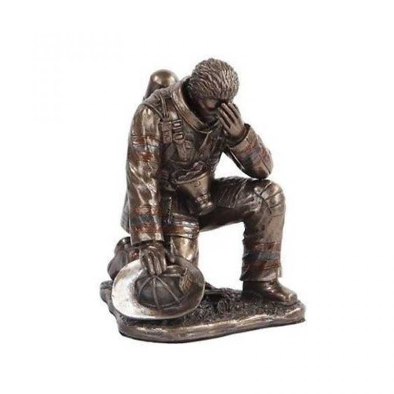 Life-Size Casting Bronze Fireman Firefighters Statue Monument BOKK-485 ...