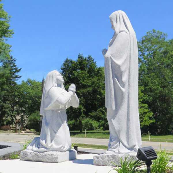 Life Size Famous Catholic Marble Statue Saint Bernadette of Lourdes ...