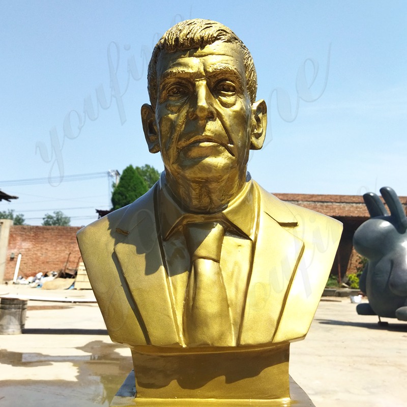 Life Size Custom Bronze Bust Sculpture of Yourself-YouFine
