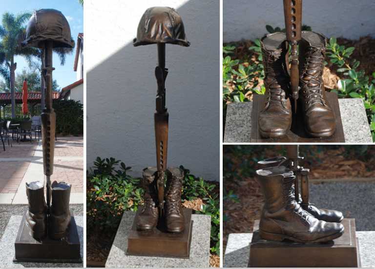 Famous Bronze Army Soldier Garden Statue Fallen Soldier Garden Statue ...