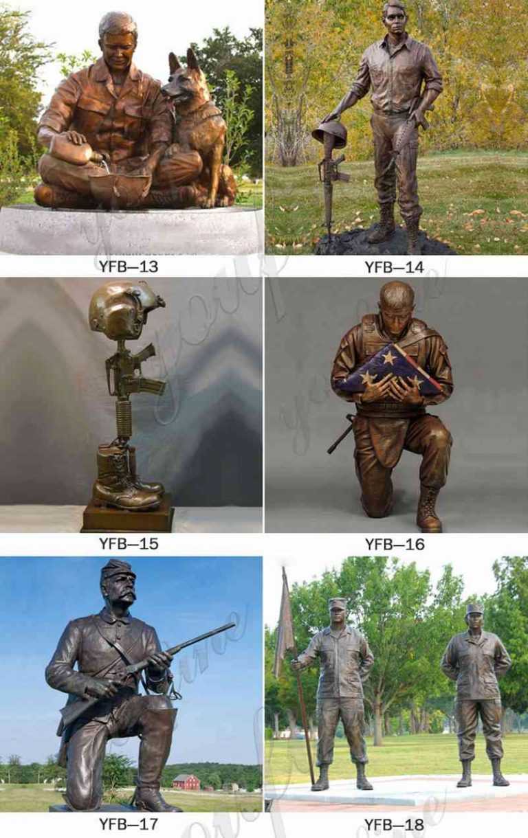 Life Size Bronze Satue The Three Soldiers Vietnam Veterans Memorial ...