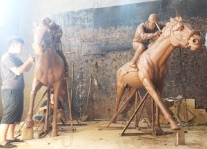 Exquisite Bronze Horse Sculpture Clay Models-YouFine