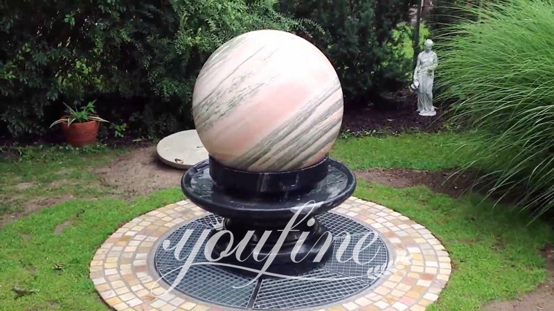 Rotating Ball Fountain-Granite Garden Decoration