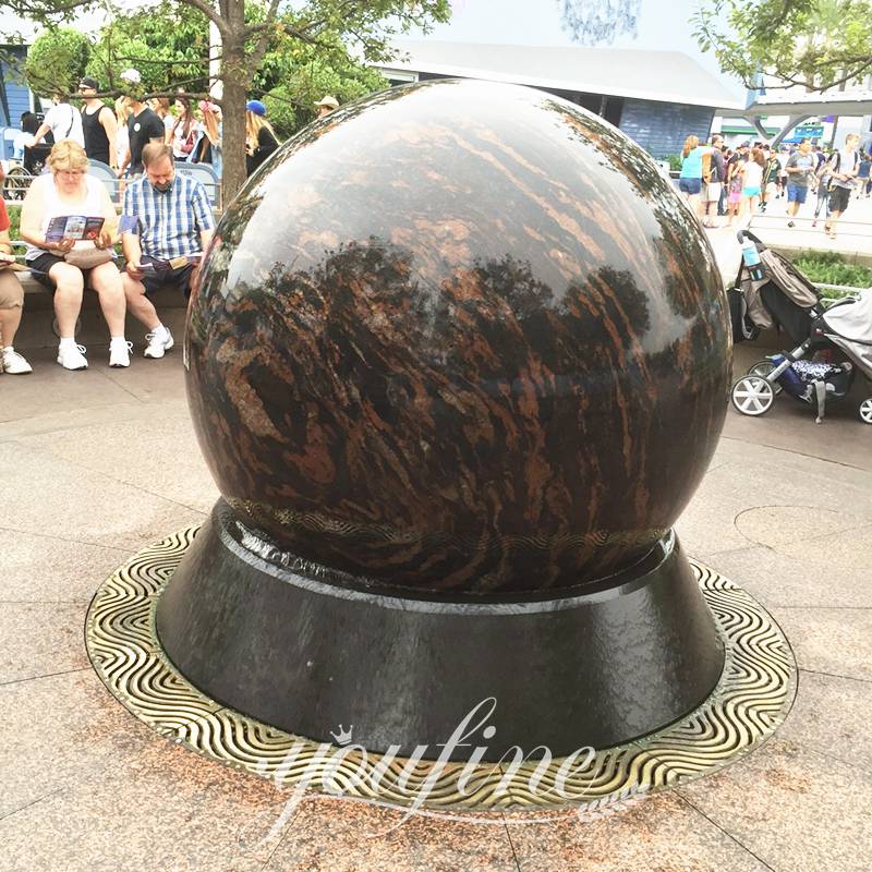Rotating Ball Fountain-Granite Garden Decoration