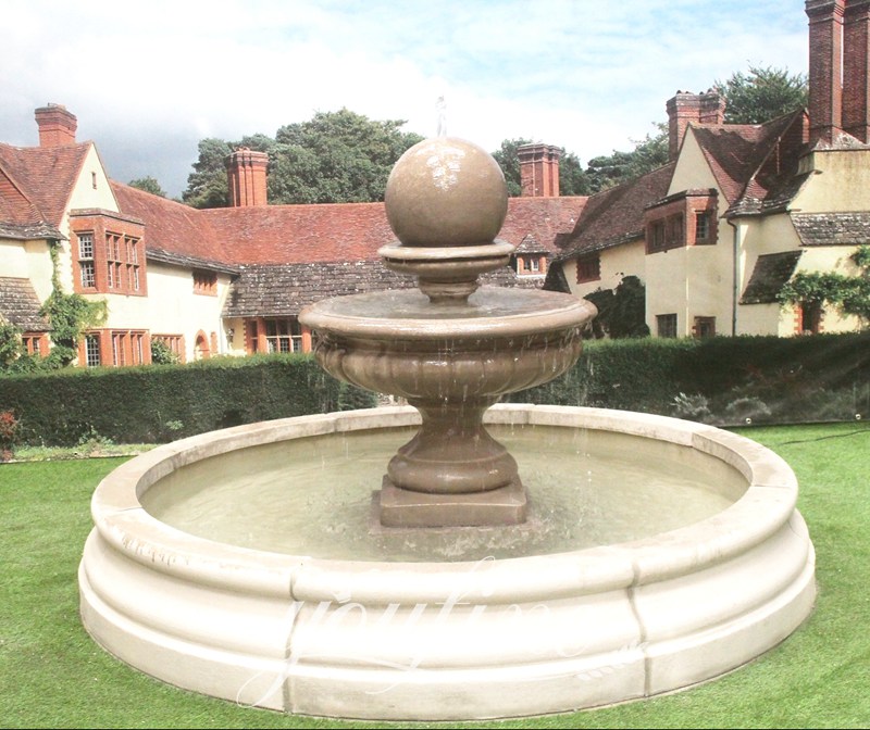 Rotating Ball Fountain-Granite Garden Decoration