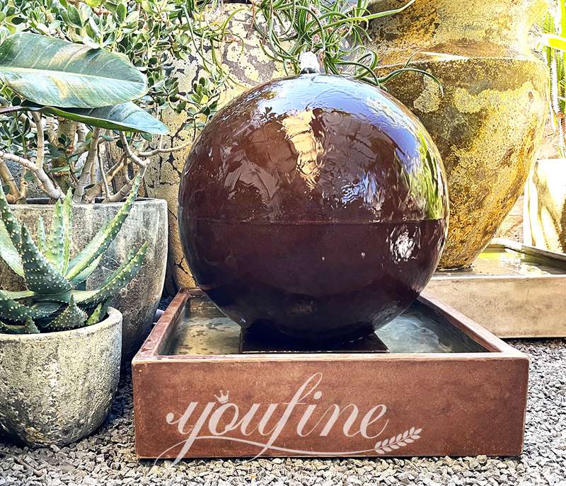 Floating Sphere Granite Rolling Ball Fountain MOKK-180 - YouFine Sculpture