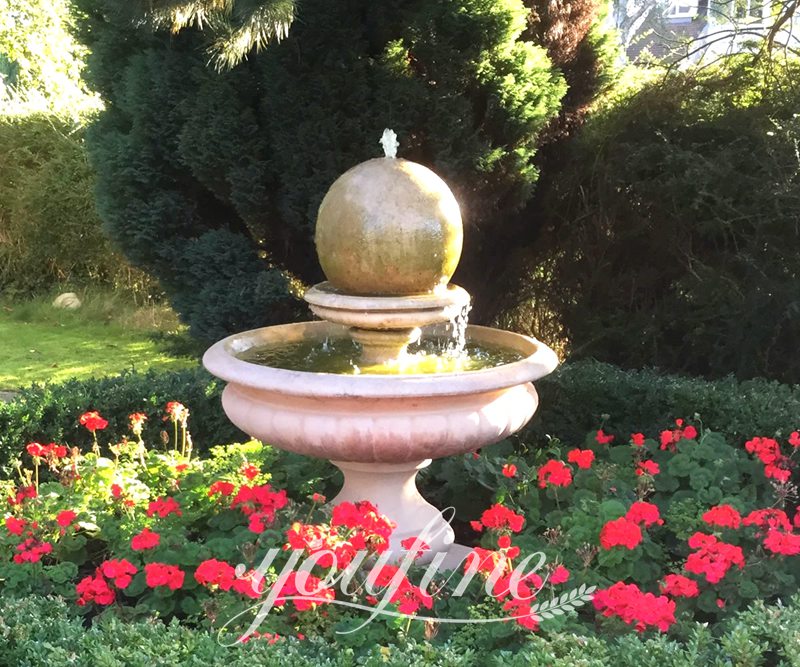 Rotating Ball Fountain-Granite Garden Decoration