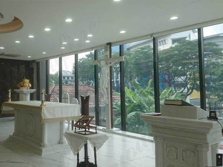High Quality Marble Church Altars Designs for St Joseph Church from Singapore CHS-746