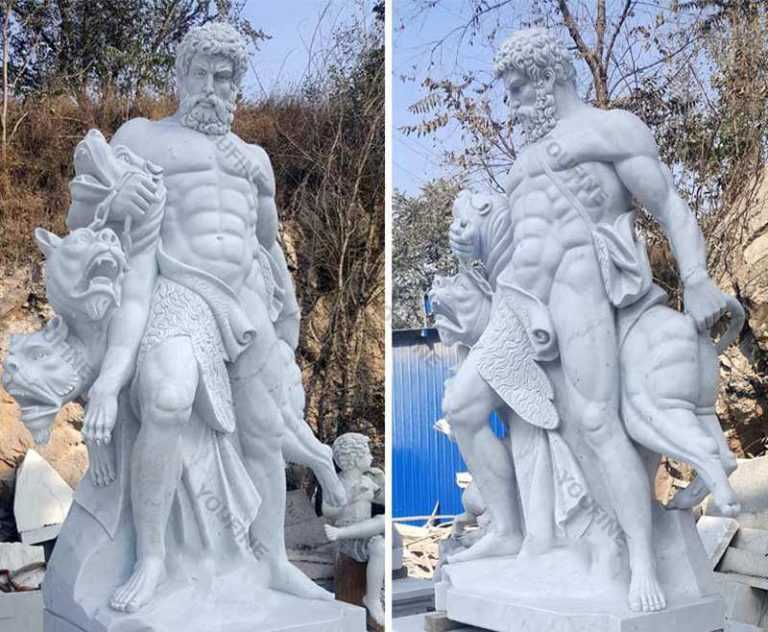 Life Size Farnese Hercules Statue Marble Carving Supplier MOKK-75 ...