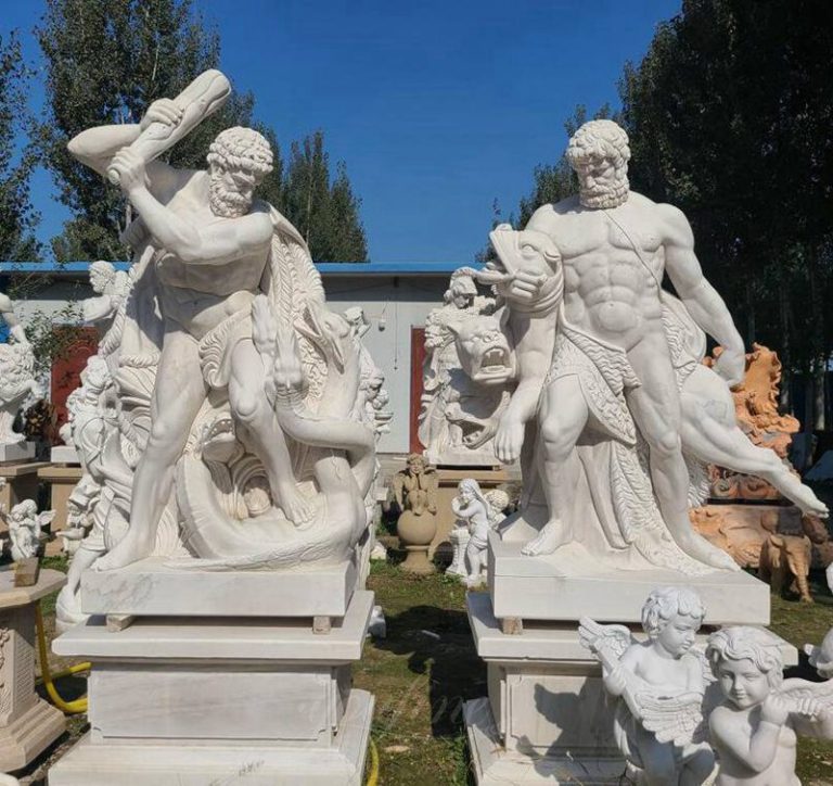 Classic Garden Statue Hercules and Cerberus Statue for Sale MOKK-275 ...