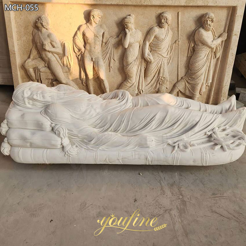 Famosa estatua de Cristo velado en mármol a la venta