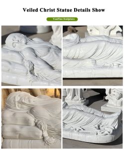 Famous Marble Veiled Christ Statue for Sale