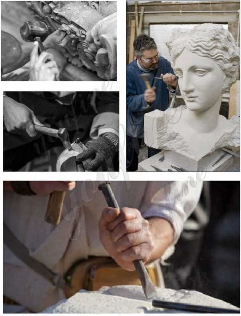 Life Size Handmade Marble Farnese Hercules Roman God Statue MOKK-541 ...