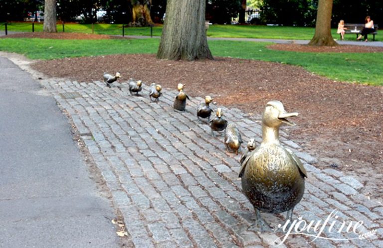 Make Way for Ducklings Bronze Statue Lawn Ornaments for Sale BOKK-746 ...