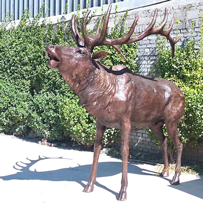 Outdoor Reindeer Statue
