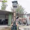 Large Outdoor Modern Bell Tower Stainless Steel Clock Sculpture for ...