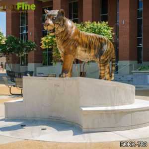 Large Bronze Tiger Statue for Sale for Outdoor Decor BOKK-783