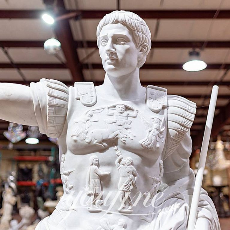 Famous Augustus of Primaporta Marble Statue Replica MOKK-615 - YouFine ...