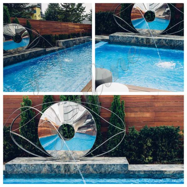 Contemporary Outdoor Sculpture Beside Swimming Pool for Sale CSS-63 ...