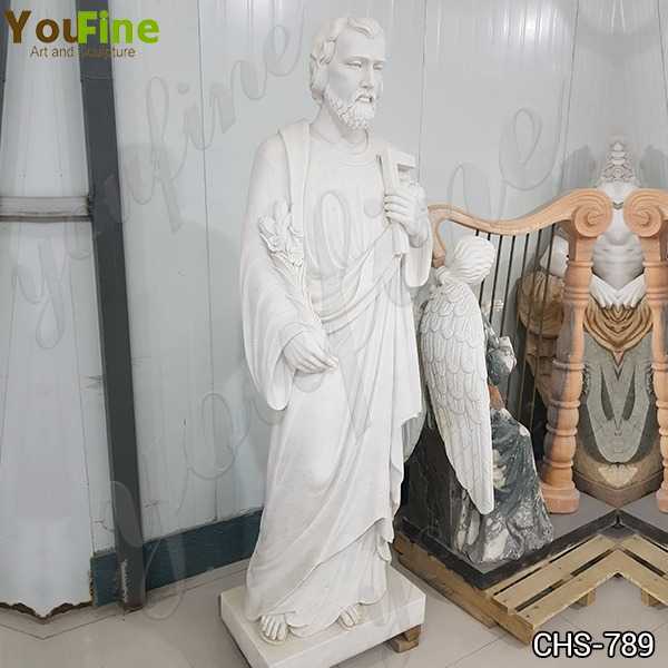 Hand Carved Catholic Marble Statue of St Joseph Factory Supply CHS-789 ...