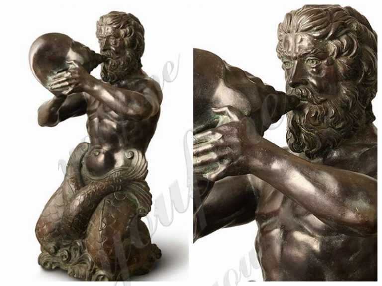 Classic Greek Life Size Triton Bronze Statue Replica for Sale BOKK-811 ...