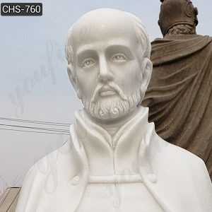 Religious Full Size Marble St. Ignatius of Loyola Statue Supplier CHS ...
