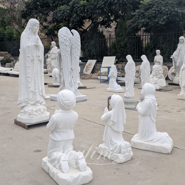 Factory Suppliers Our Lady of Fatima with Three Shepherds Statues for ...