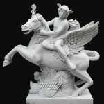 Famous Art Mercury Riding Pegasus Marble Sculpture Replica MOKK-223 ...