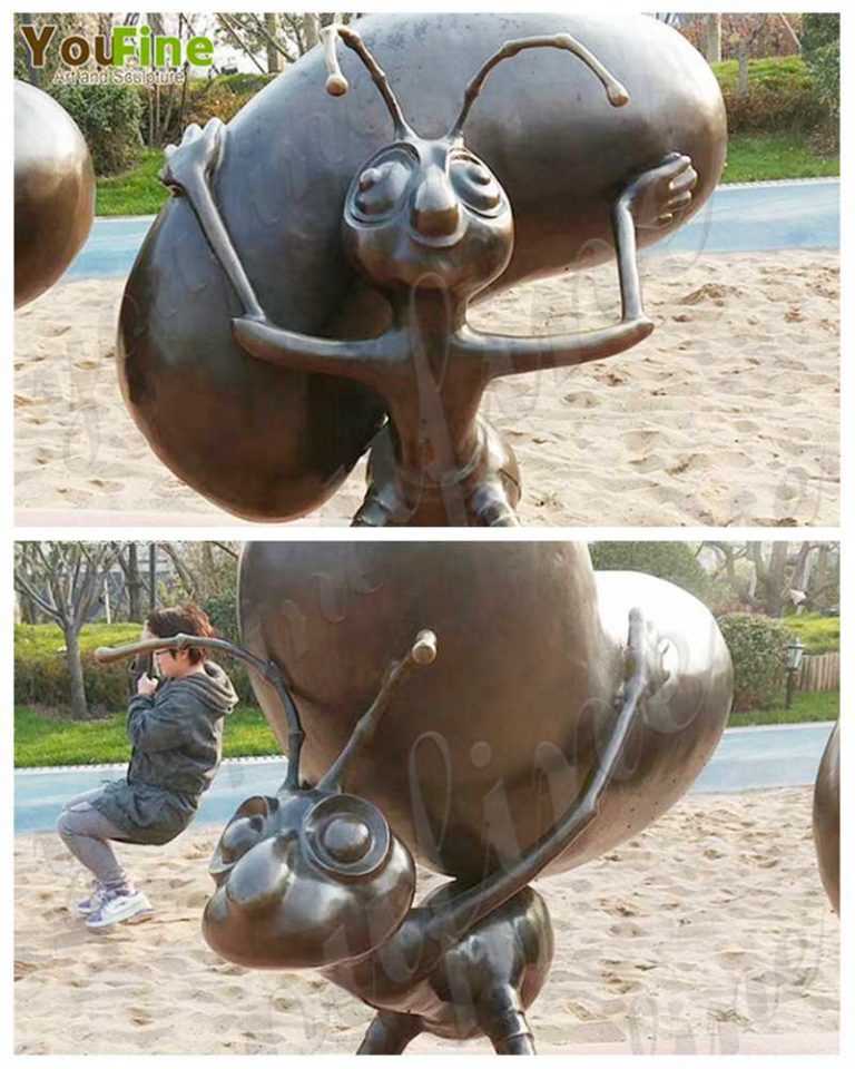 Antique Giant Bronze Ant Garden Sculptures for Sale BOKK-839