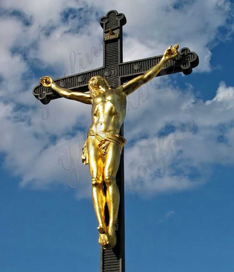 Large Crucifixion Cross of Jesus Christ Bronze Statue for Sale BOKK-644 ...