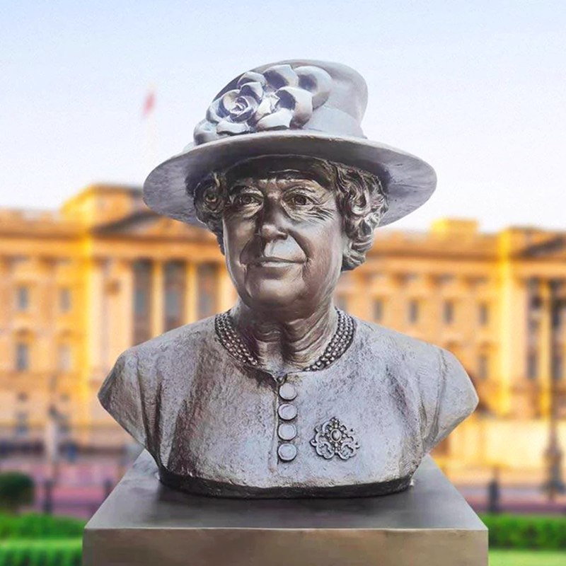 Elizabeth II Bronze Bust Statue Queen of the United Kingdom Suppliers ...