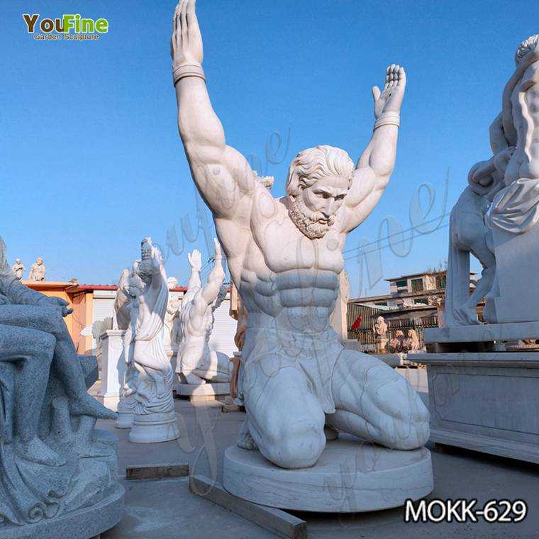 Famous Life Size Marble Atlas Man Statue Suppliers MOKK-629
