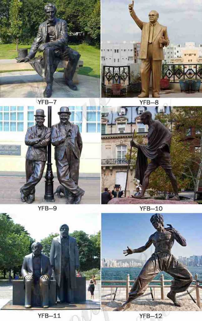 Custom Made Large Outdoor Bronze Man Statue for Customer Suppliers BOKK-451