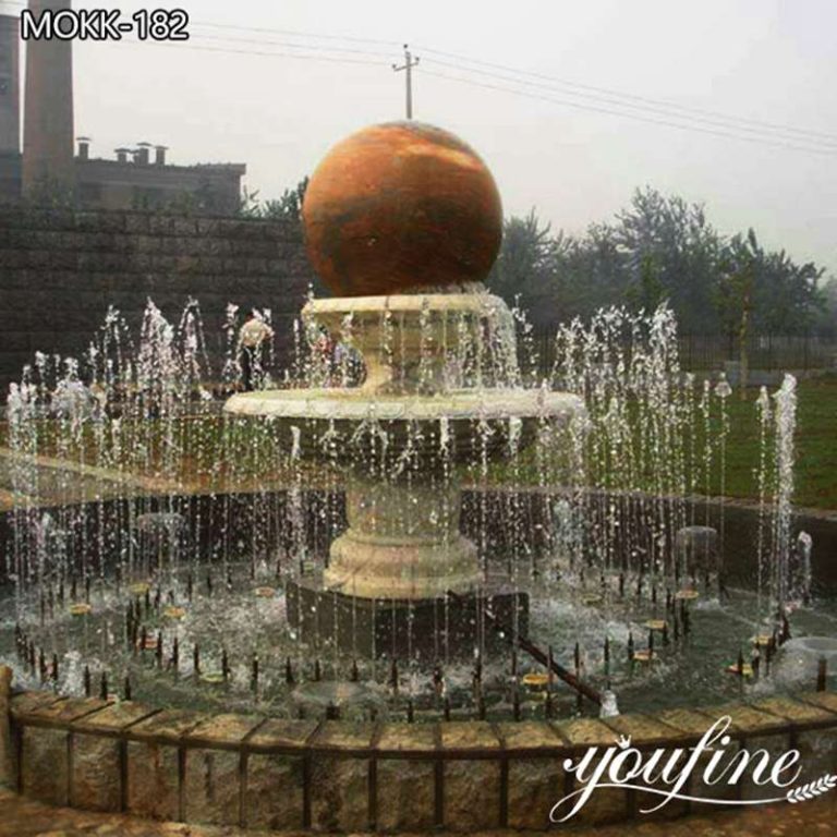 Ball Fountain - Marble Fountains | Sphere Fountains - YouFine Sculpture