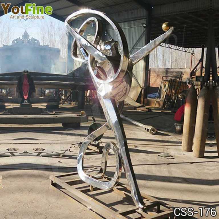 Custom Made Abstract Stainless Steel Figure Sculpture for Sale CSS-176 ...