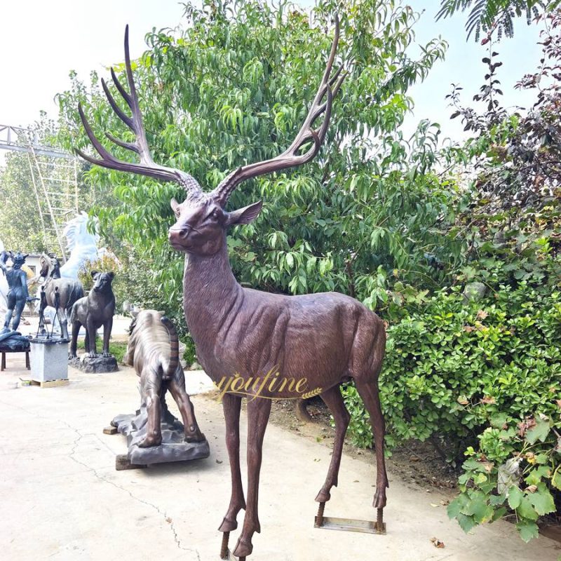 Deer Lawn Statue