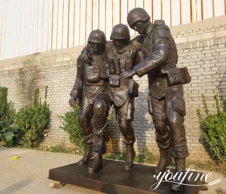 Bronze No Man Left Behind Statue-YouFine Sculpture