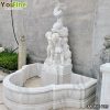 Pure White Marble Water Angel Fish Wall Fountain for Sale MOKK-739-You ...